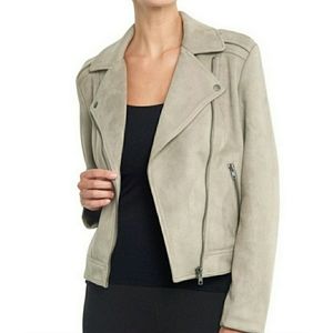 Philosophy | Jackets & Coats | Nwt Philosophy Taupe Faux Suede Moto Jacket | Poshmark